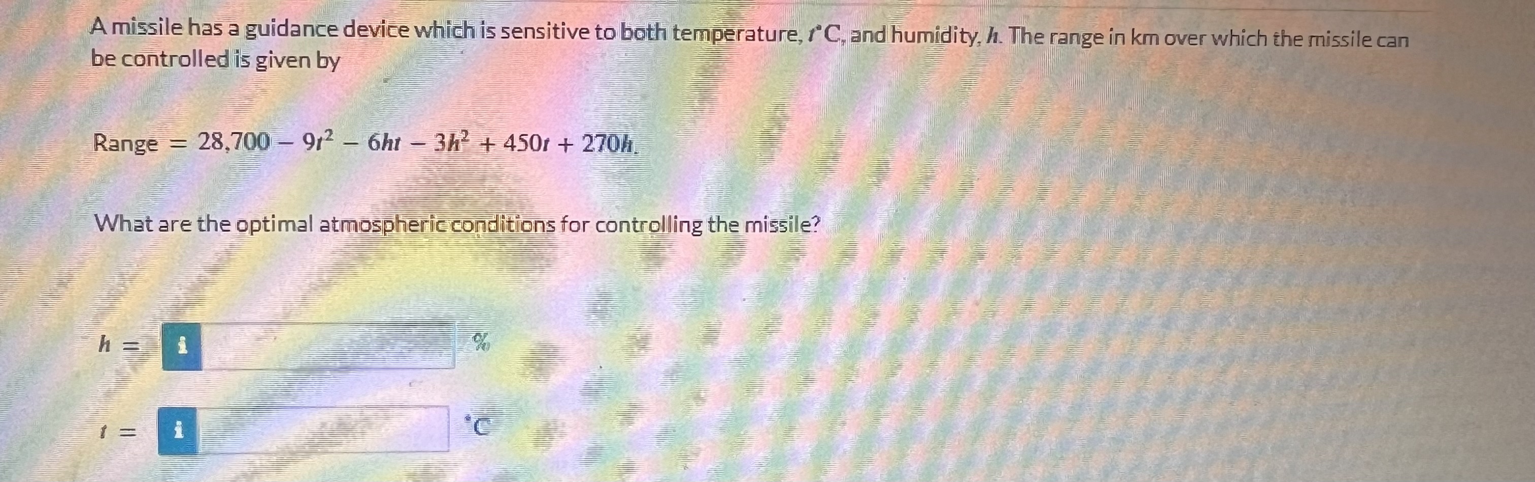 A Missile Has A Guidance Device Which Is Sensitive To