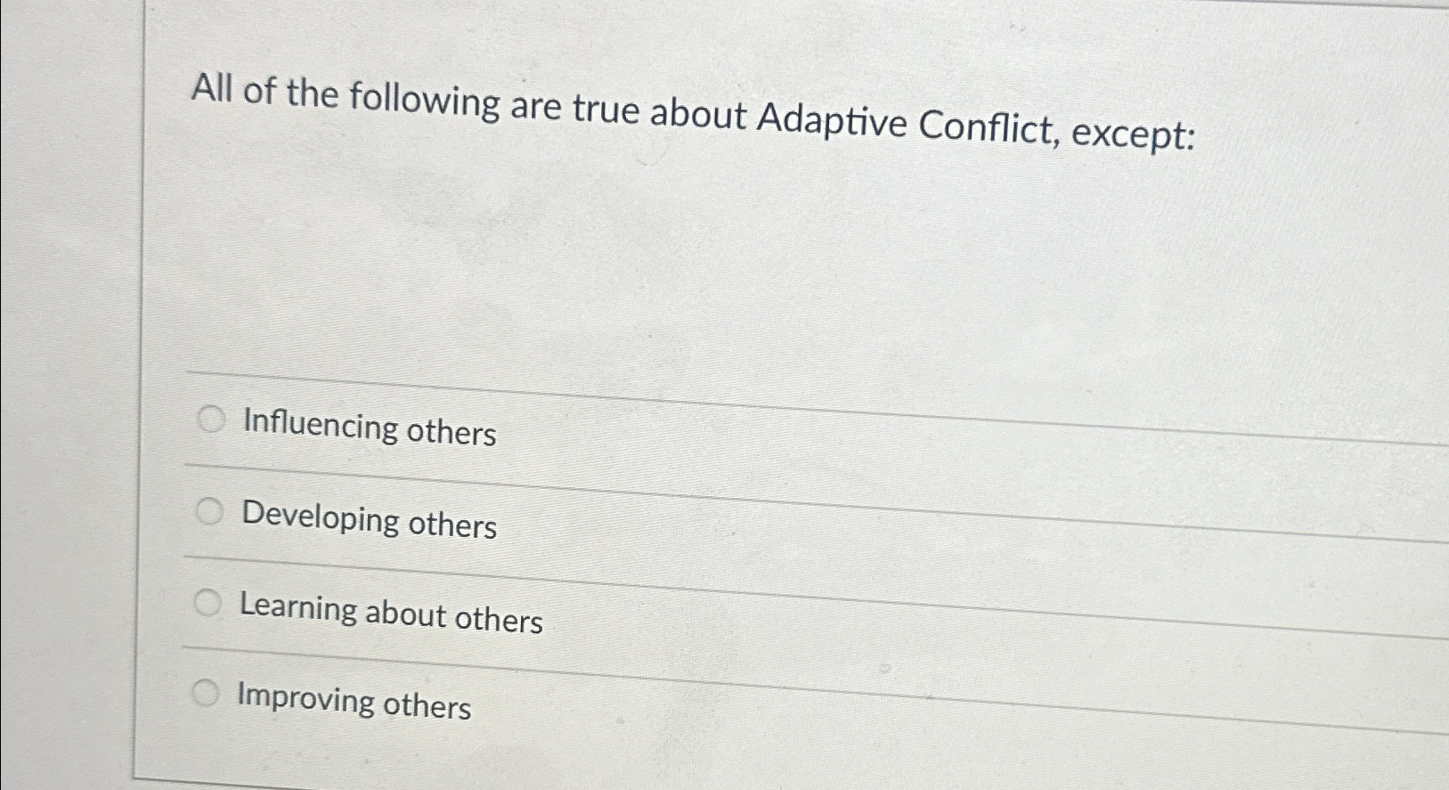 All of the following are true about Adaptive | Chegg.com