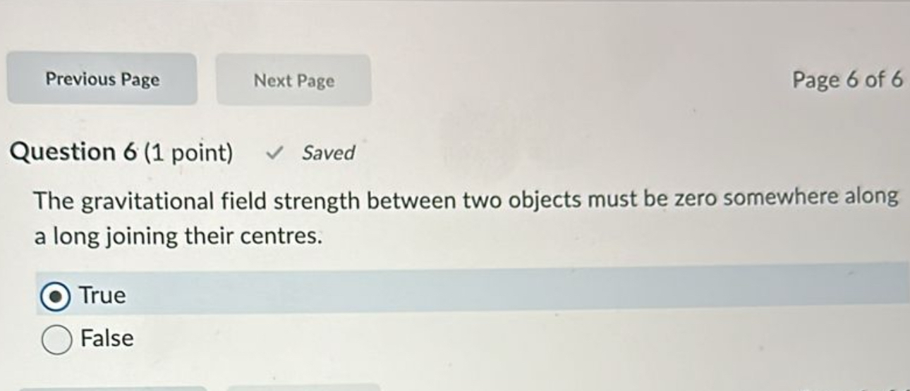 Solved Page 6 ﻿of 6Question 6 (1 ﻿point) ﻿SavedThe | Chegg.com