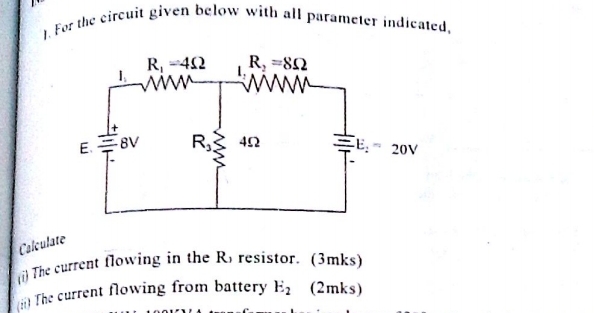 Solved For the circuit given below with all parameter | Chegg.com