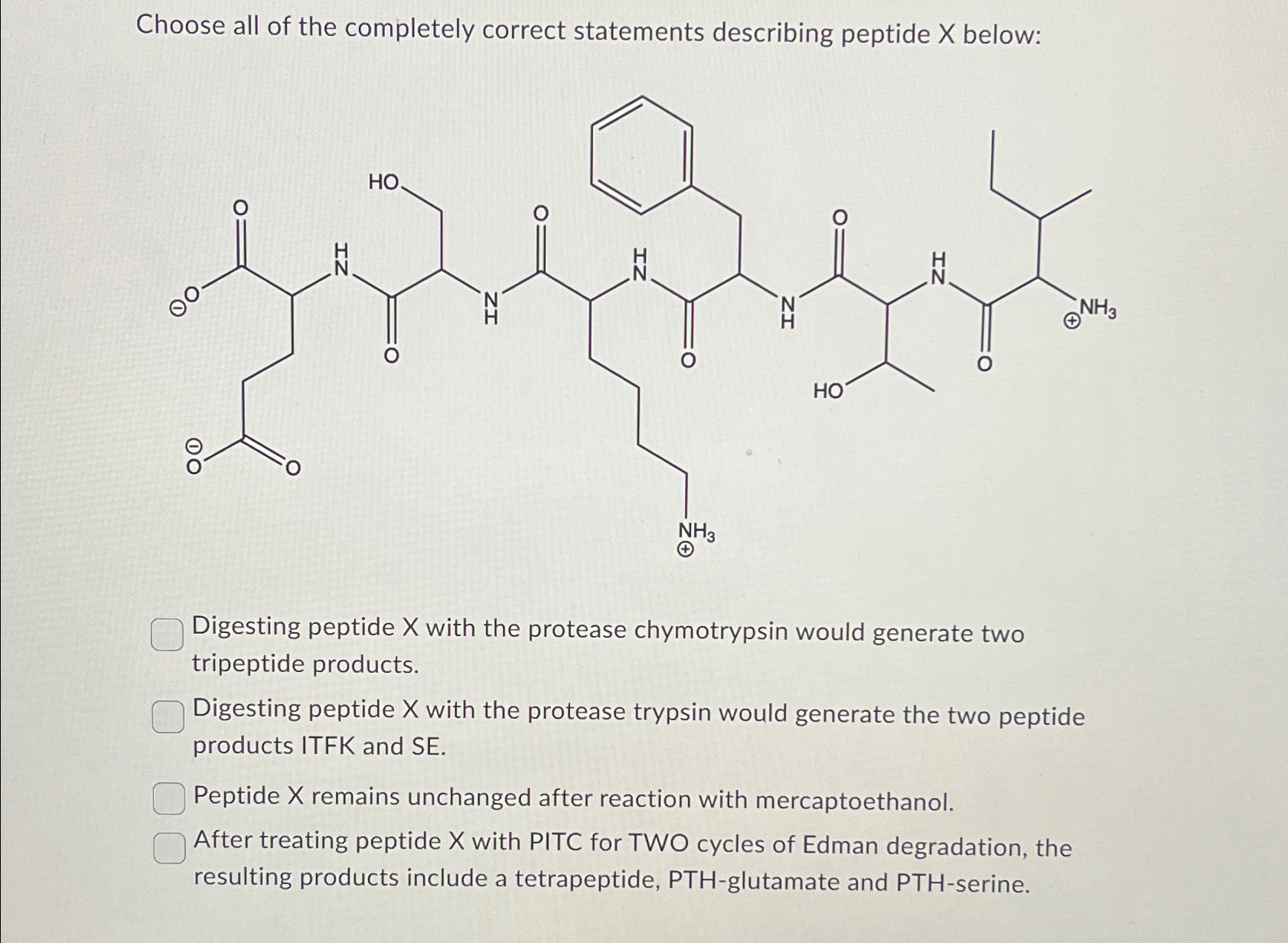 Solved Choose all of the completely correct statements | Chegg.com