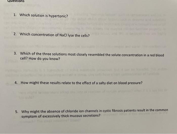 Solved Procedures 1. Obtain three test tubes and label them | Chegg.com