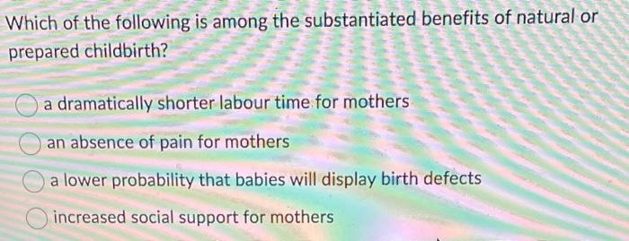 Solved Which of the following is among the substantiated | Chegg.com