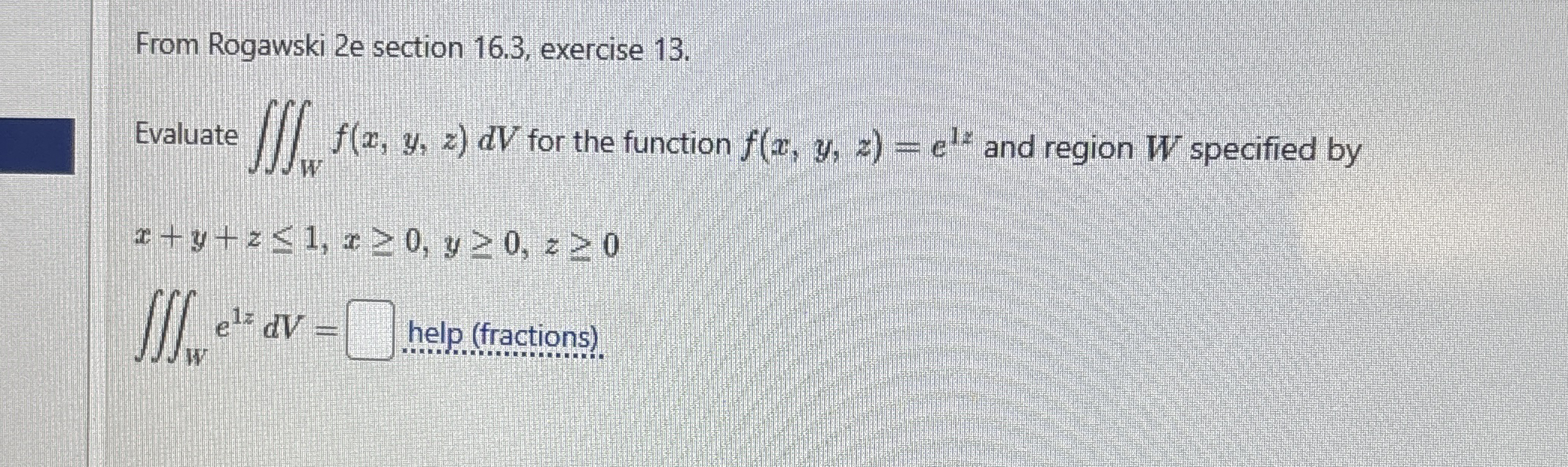 Solved From Rogawski 2 ﻿e section 16.3, ﻿exercise | Chegg.com