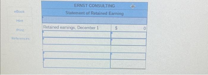 Solved eBook Hint Print References ERNST CONSULTING | Chegg.com