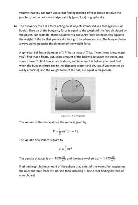 Solved Root Solving Methods 1) Iterative Algebra a) Because | Chegg.com
