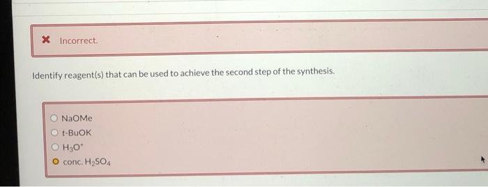 Solved Identify reagents that can be used to achieve the | Chegg.com