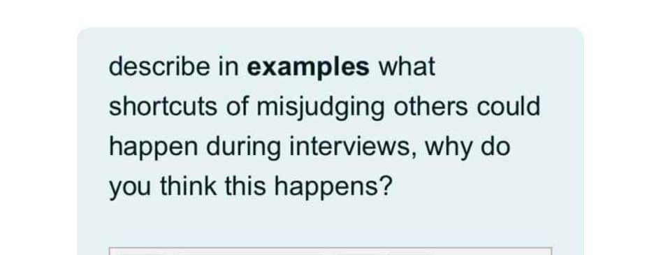 Solved describe in examples what shortcuts of misjudging | Chegg.com