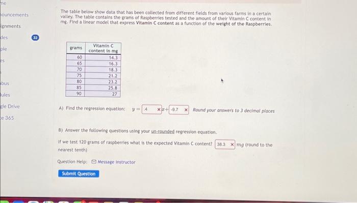 Solved me nouncements ignments des ple es bus lules gle | Chegg.com