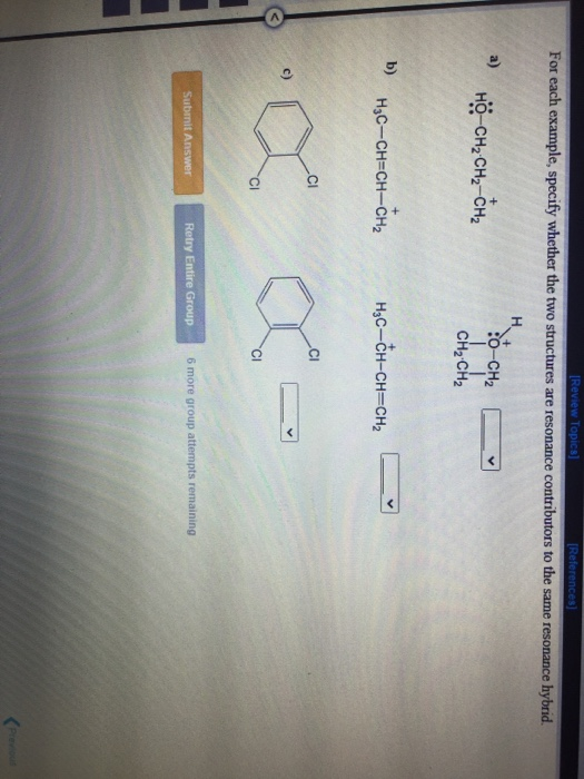 Solved [Review Topics (References) For each example, specify | Chegg.com
