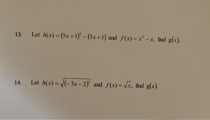 Solved Composition of Functions - Word Problems In the mail, | Chegg.com