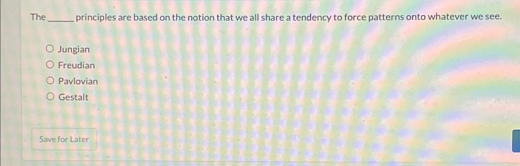 Solved The principles are based on the notion that we all | Chegg.com