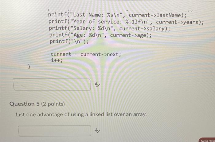 Solved Consider the following partial C program. What does | Chegg.com
