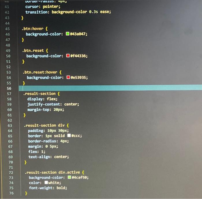 Solved attached is my code i need the two section added | Chegg.com