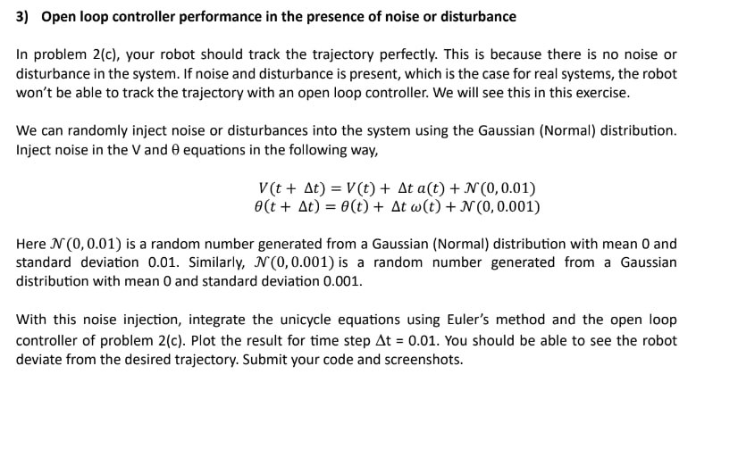 Solved Open loop controller performance in the presence of | Chegg.com