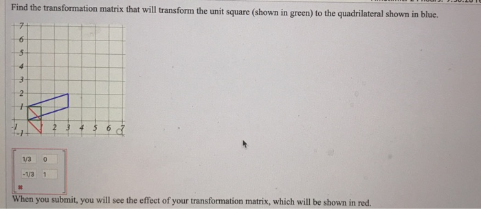 Solved Find the transformation matrix that will transform | Chegg.com