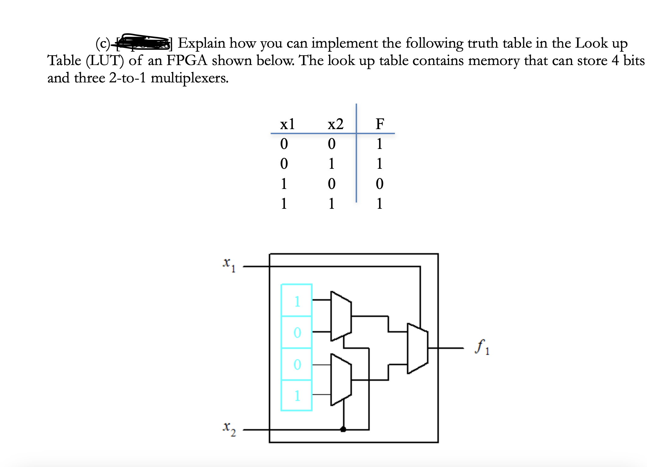 Solved (c) ﻿Explain how you can implement the following | Chegg.com