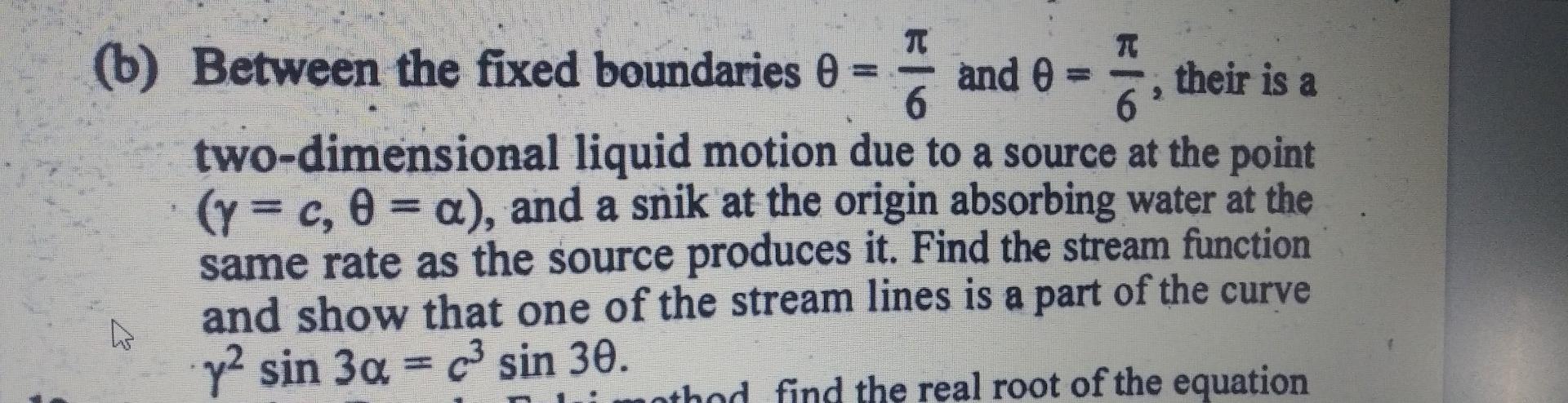 Solved b) Between the fixed boundaries θ=6π and θ=6π, their | Chegg.com