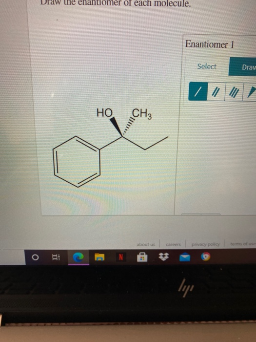 Solved Draw une antiomer of each molecule. Enantiomer 1 | Chegg.com