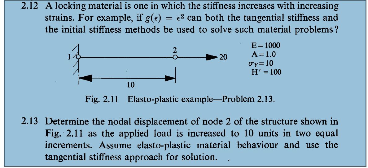 Solved Please answer these questions in book (Finite element | Chegg.com