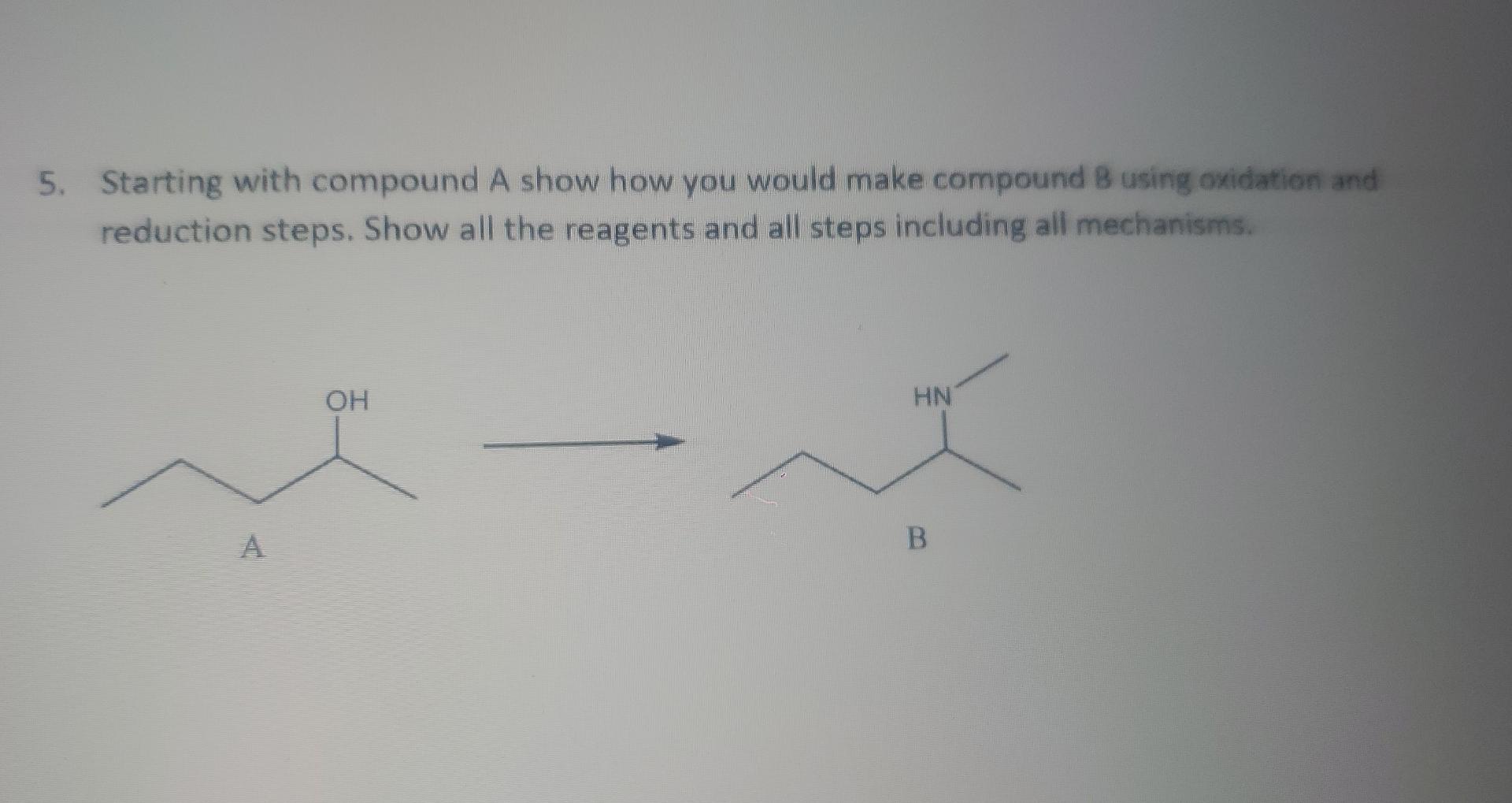 Solved 4. Show how you would prepare the following compound | Chegg.com