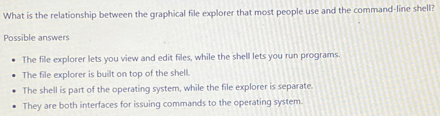 Solved What is the relationship between the graphical file | Chegg.com