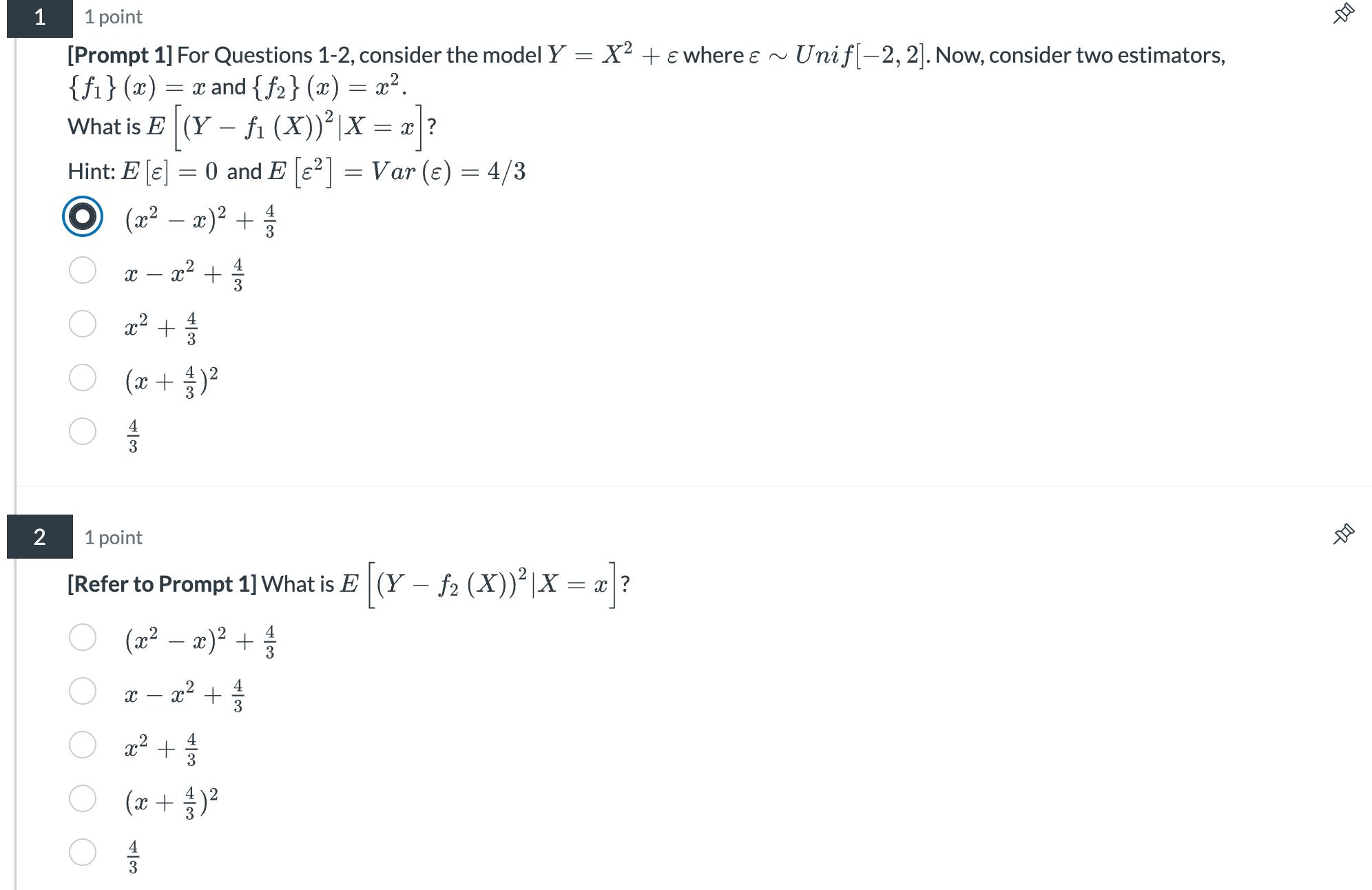 Solved Please answer both questions, and select an answer | Chegg.com