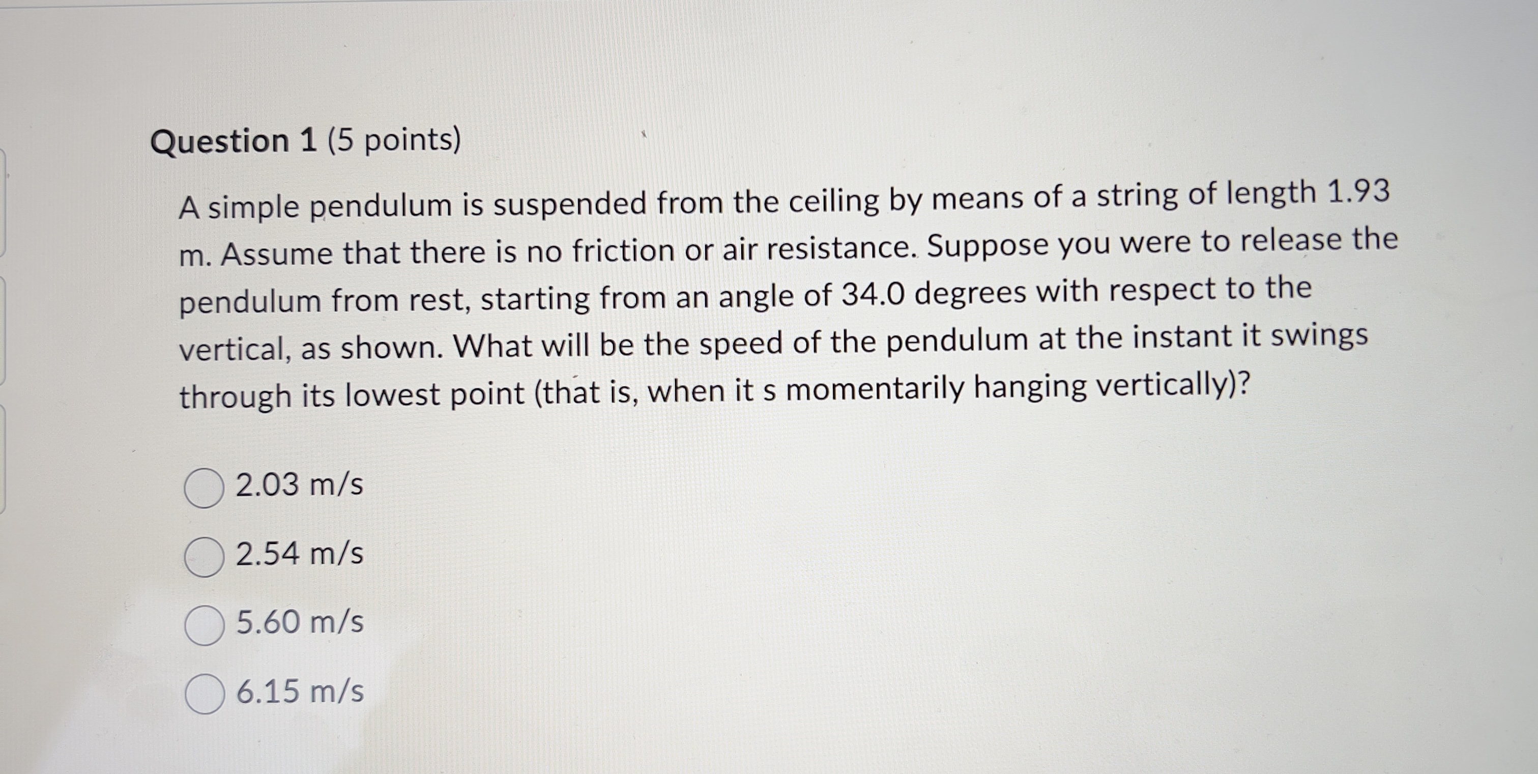 Solved Question 1 (5 ﻿points) (ENTIRE QUESTION IS IN THE | Chegg.com