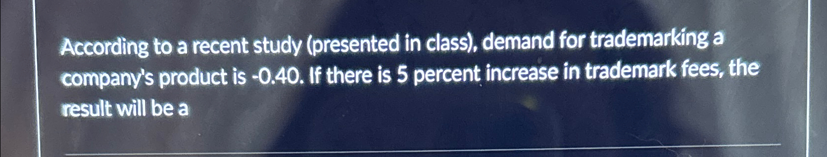 Solved According to a recent study (presented in class), | Chegg.com