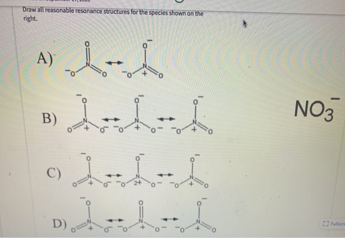 Solved Draw all reasonable resonance structures for the | Chegg.com