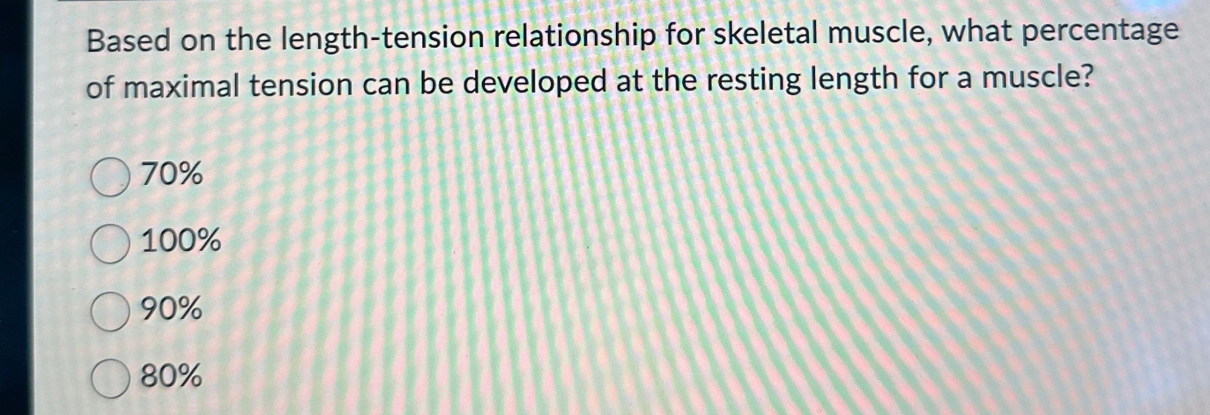Solved Based on the length-tension relationship for skeletal | Chegg.com
