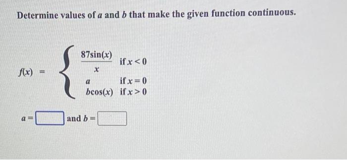 Solved Determine the intervals on which f(x) is continuous. | Chegg.com