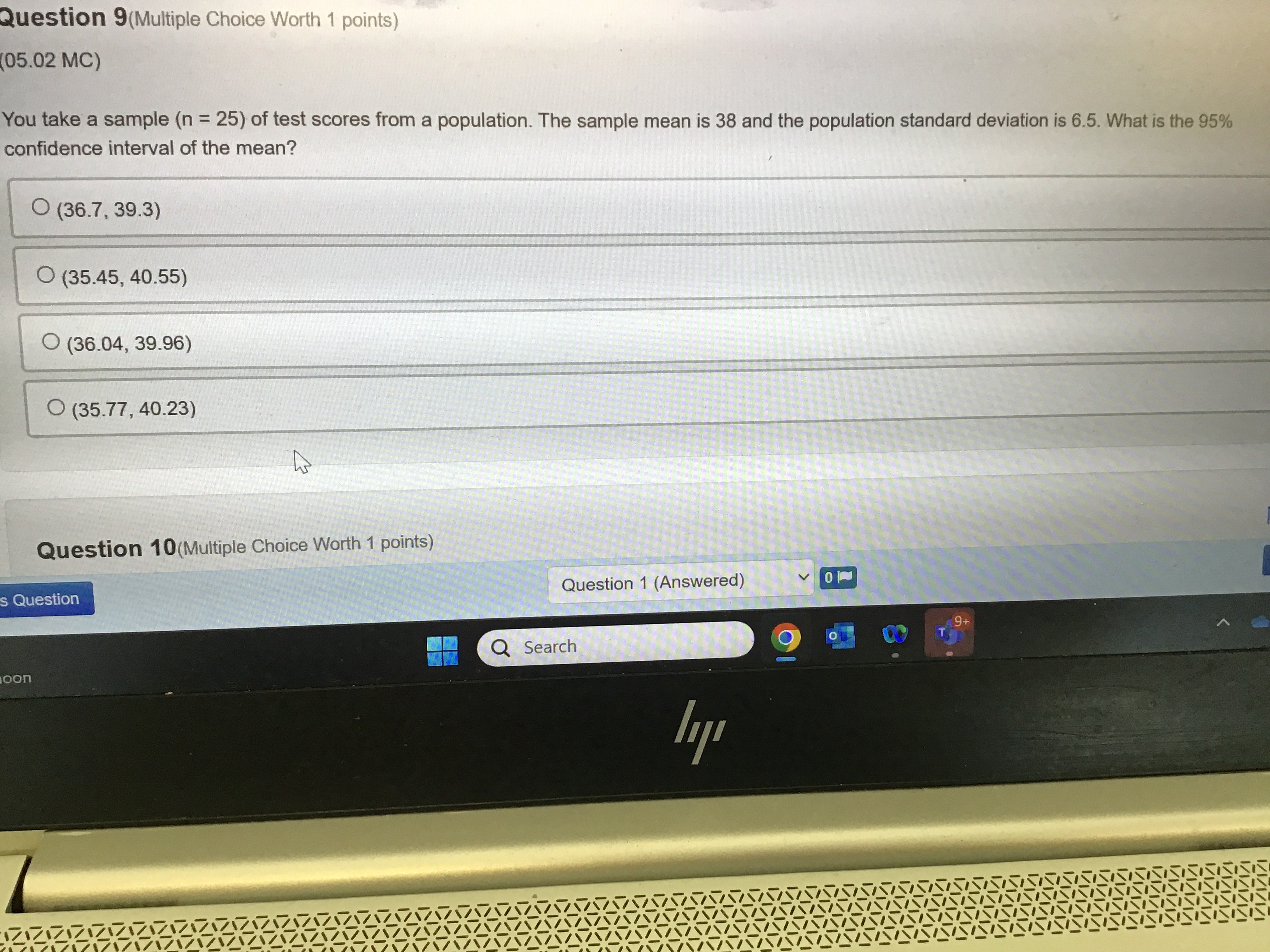 Solved Question 9 (Multiple Choice Worth 1 ﻿points)(05.02 | Chegg.com