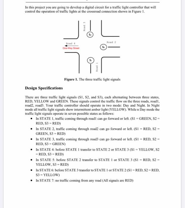 Solved In this project you are going to develop a digital | Chegg.com