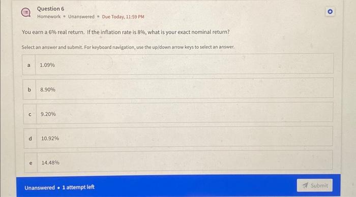 Solved Question 6 Homework * Unanswered = Due Today, 11:59 | Chegg.com