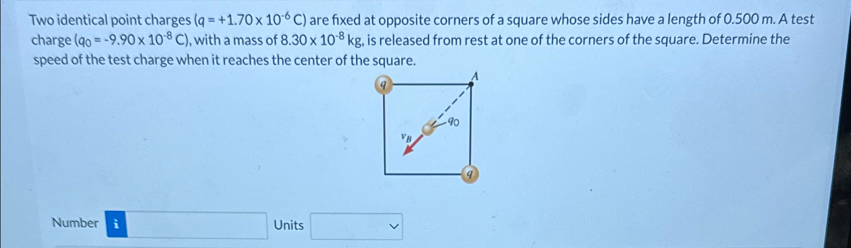 Solved Two identical point charges | Chegg.com