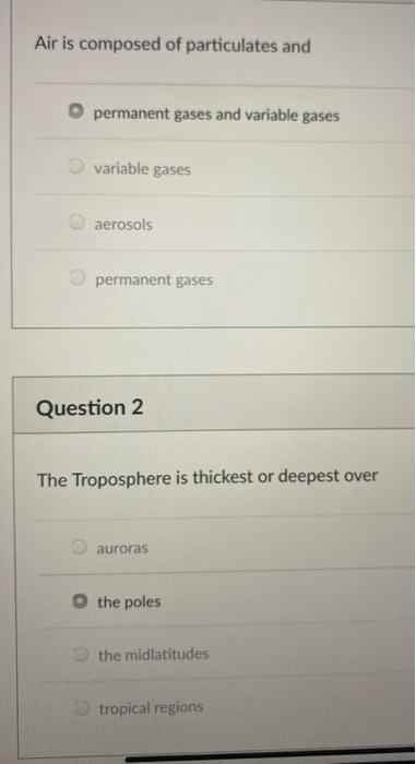 Solved Air is composed of particulates and permanent gases | Chegg.com