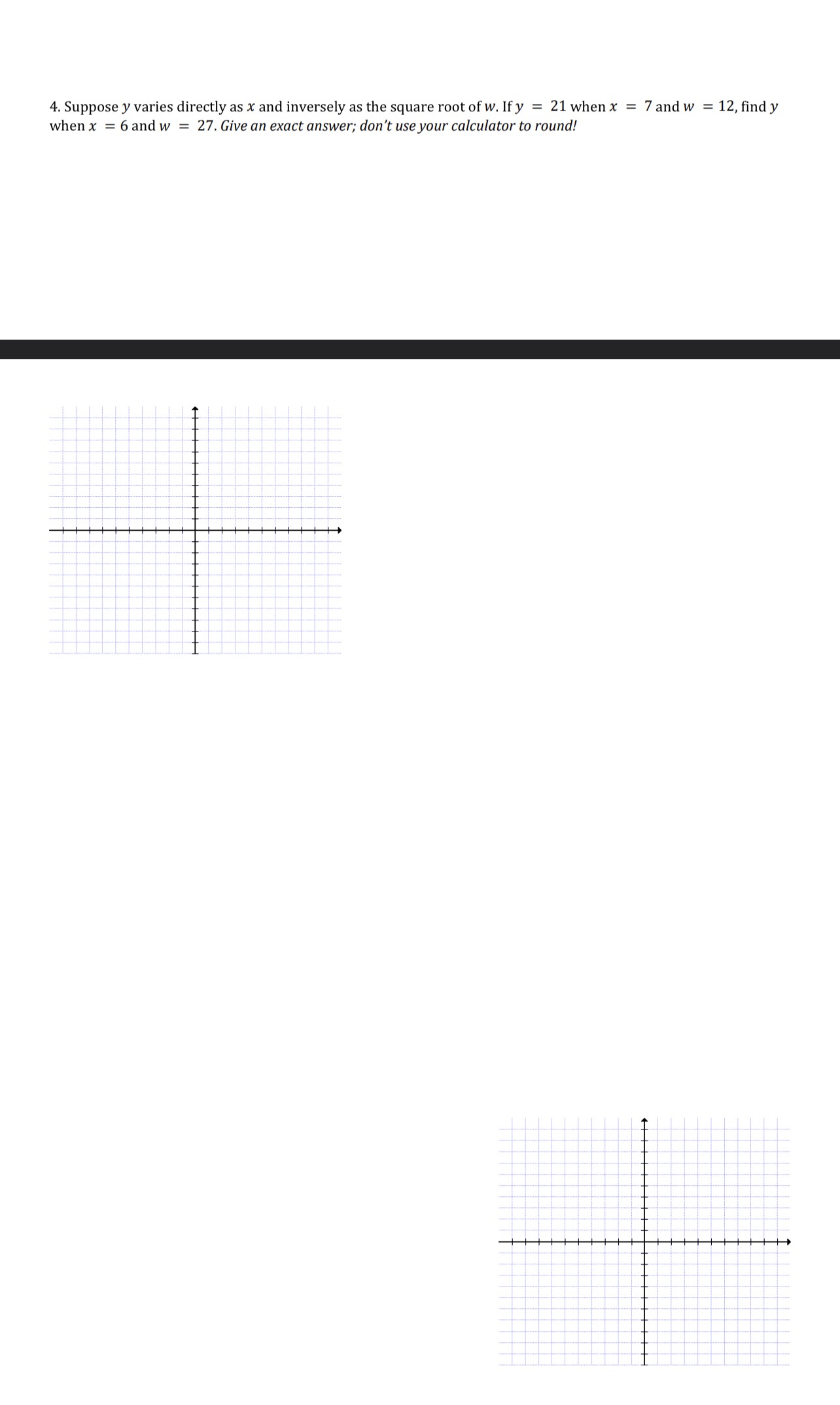 Solved Suppose y ﻿varies directly as x ﻿and inversely as the | Chegg.com