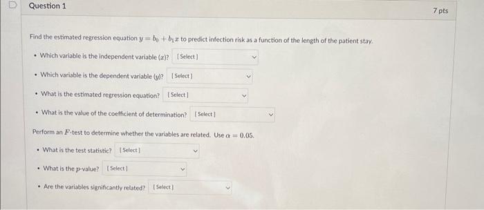 Solved Find the estimated regrossion equation y=b0+b1x to | Chegg.com