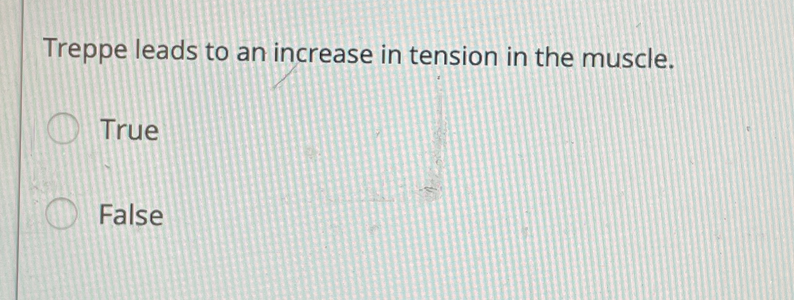 Solved Treppe leads to an increase in tension in the | Chegg.com