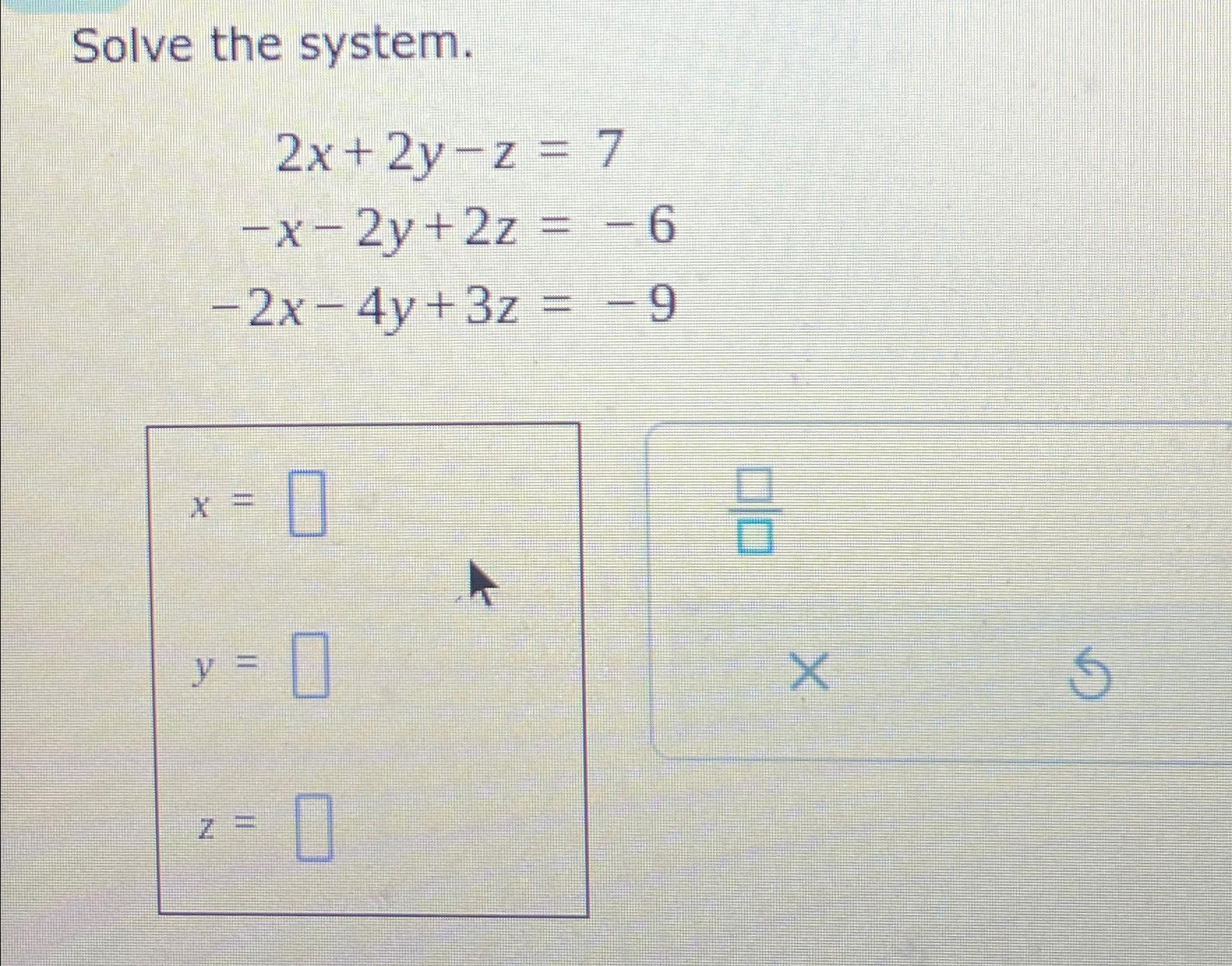 Solved Solve the | Chegg.com