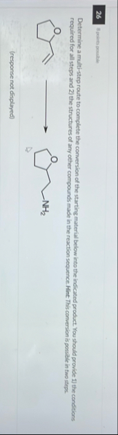 Solved 26StpricisposilieDetermine a multi-step route to | Chegg.com