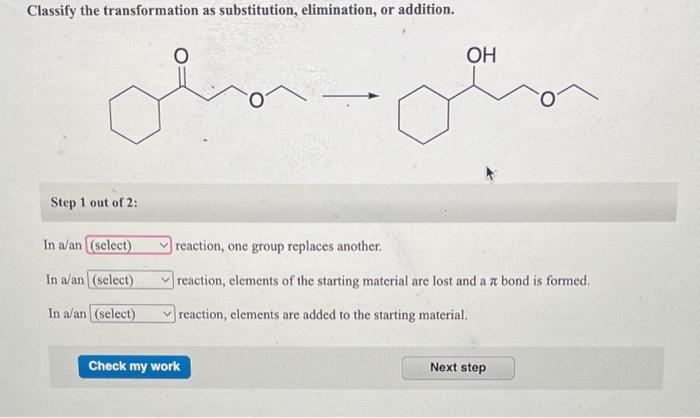 Solved Classify the transformation as substitution, | Chegg.com