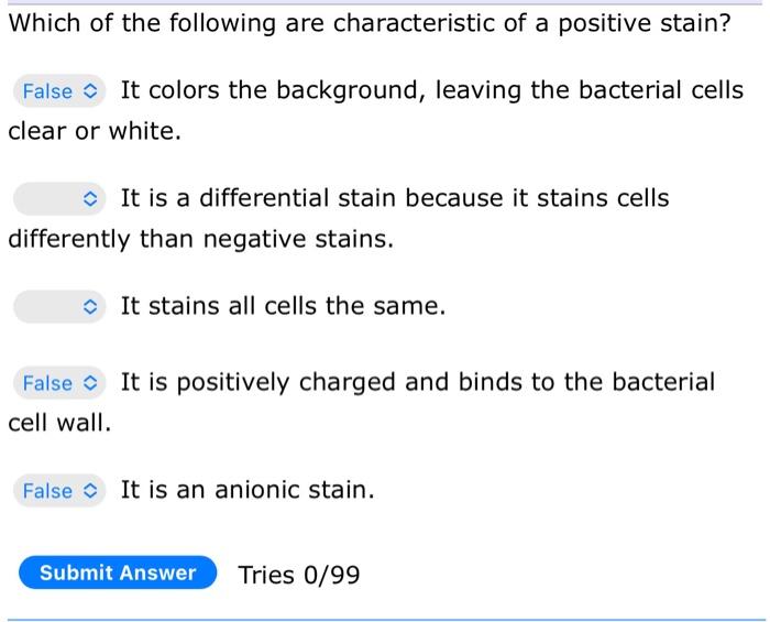 Solved Which of the following are characteristic of a | Chegg.com