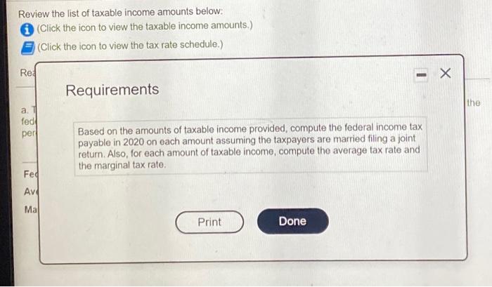 Solved Review the list of taxable income amounts below: | Chegg.com