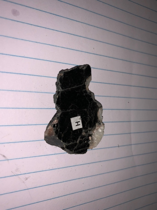 Solved Sample Color and streak Mineral Identification Chart | Chegg.com