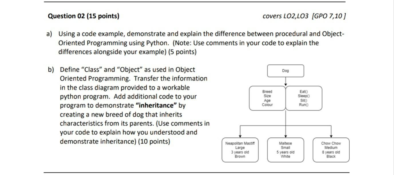 Solved A Using A Code Example Demonstrate And Explain The 9265