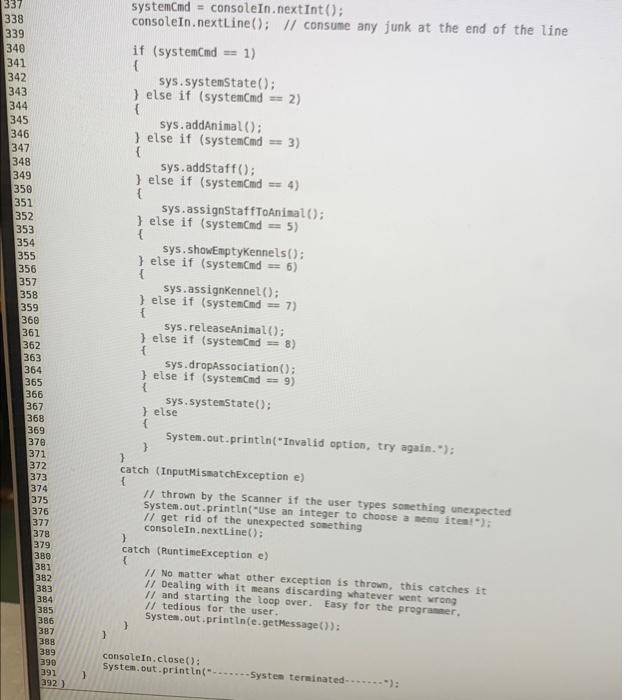 Solved Task Recall the PetStoresystem class from Assignment | Chegg.com