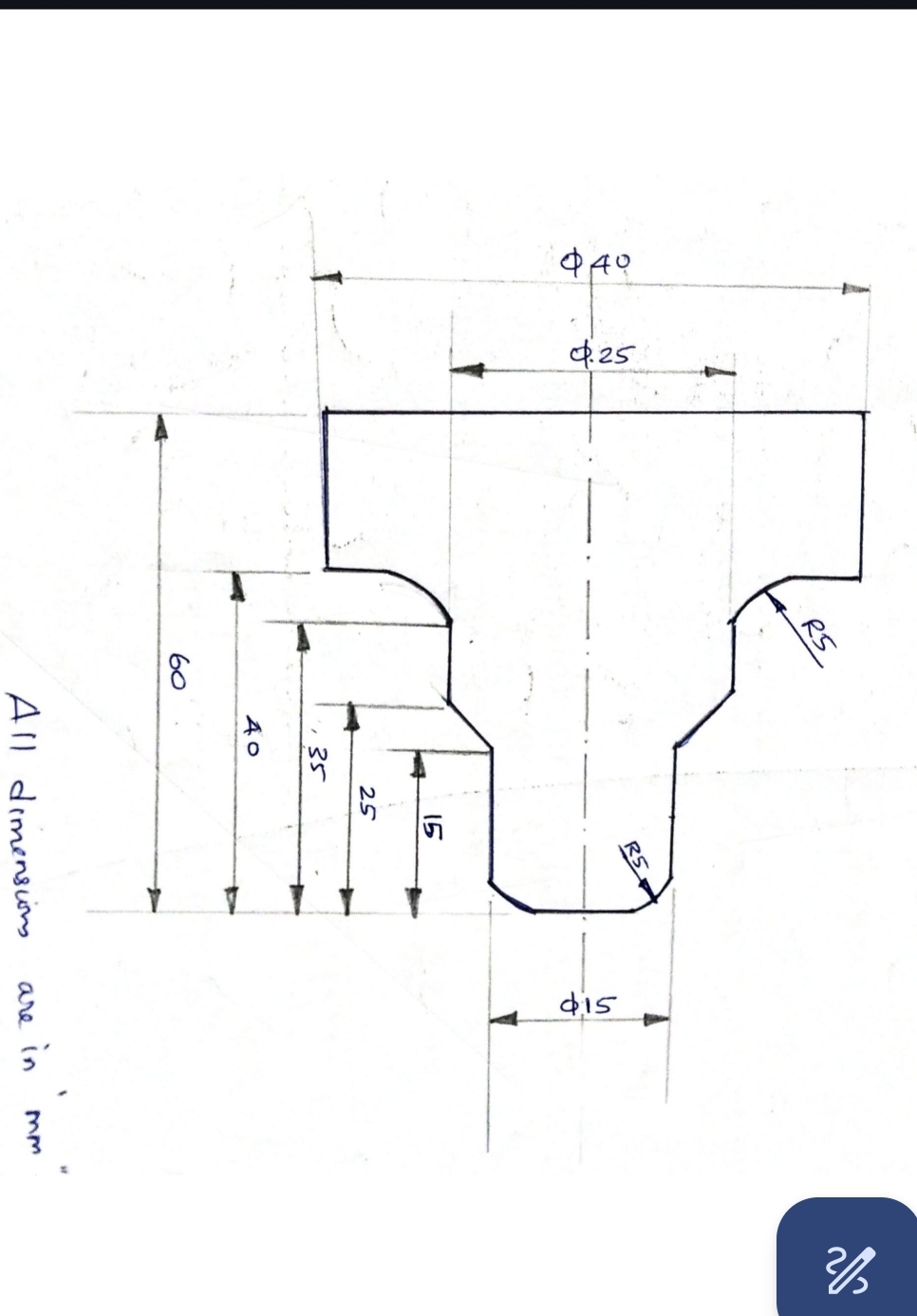 Solved Give Me A Cnc Lathe Program For Given Component In 0498