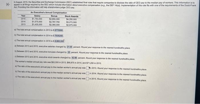 Act. Provising this informason wil help sharehoiders | Chegg.com